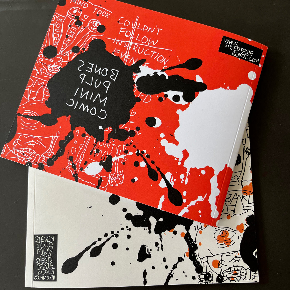 BONES PULP MINICOMIC – Speed Paste Robot AKA Steven Solomon: official store