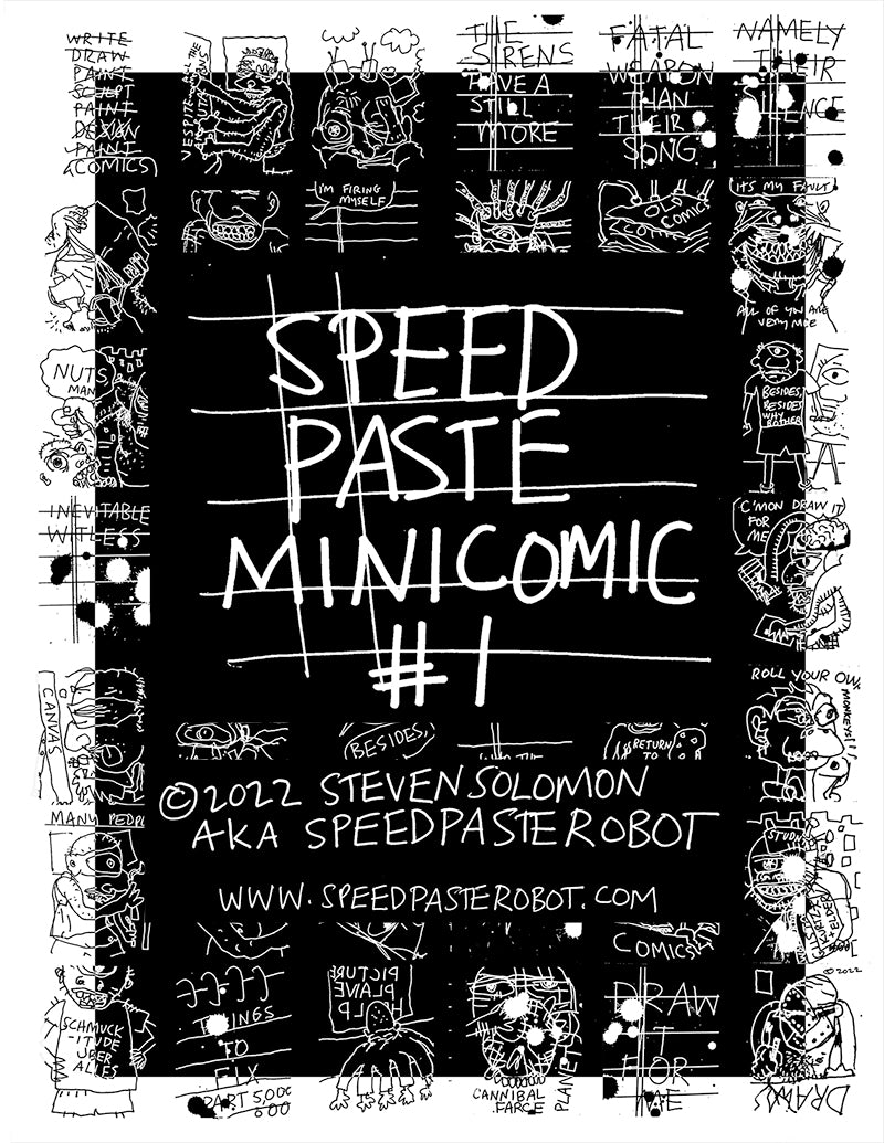 Speed Paste Minicomic #1: a lifetime’s madness in 22 pages – Speed ...